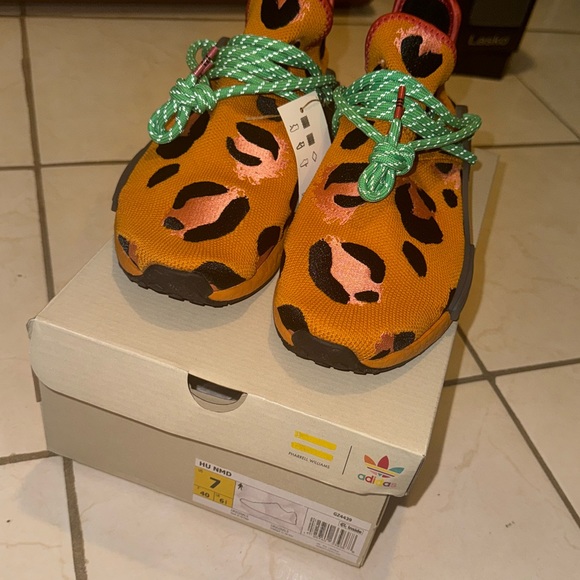 adidas | Shoes | Adidas Nmd Hu Fred Flintstone X Pharrell Orange | Poshmark